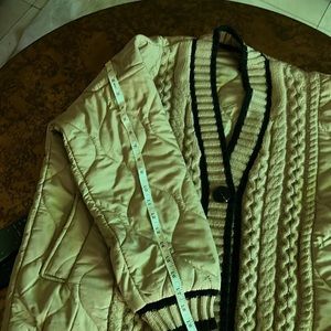 Commense | Jackets & Coats | Commense Quilted And Knit Nylon Jacket M ...